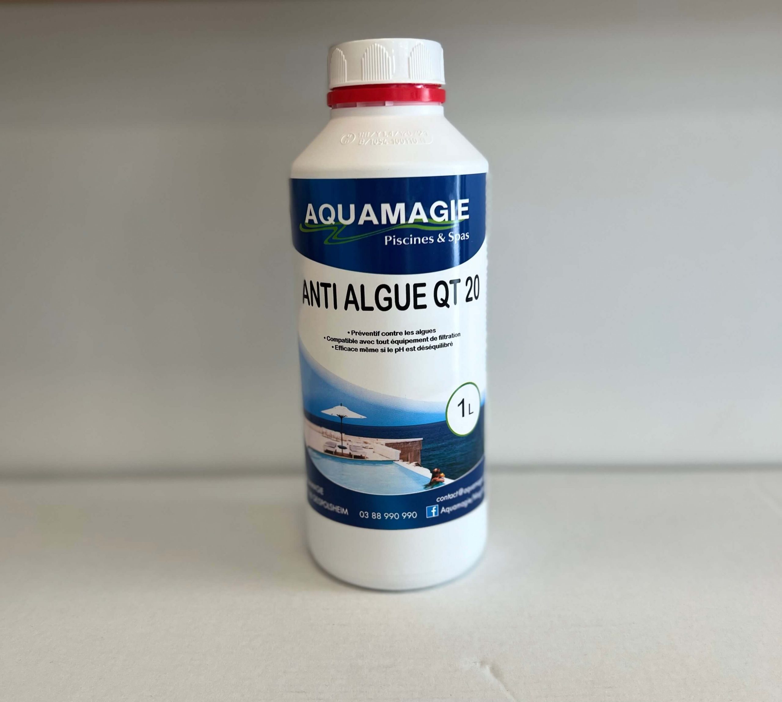 Aquamagie – QT 20 Anti-Algues 1L – Aquamagie : Piscines, Spas et Saunas